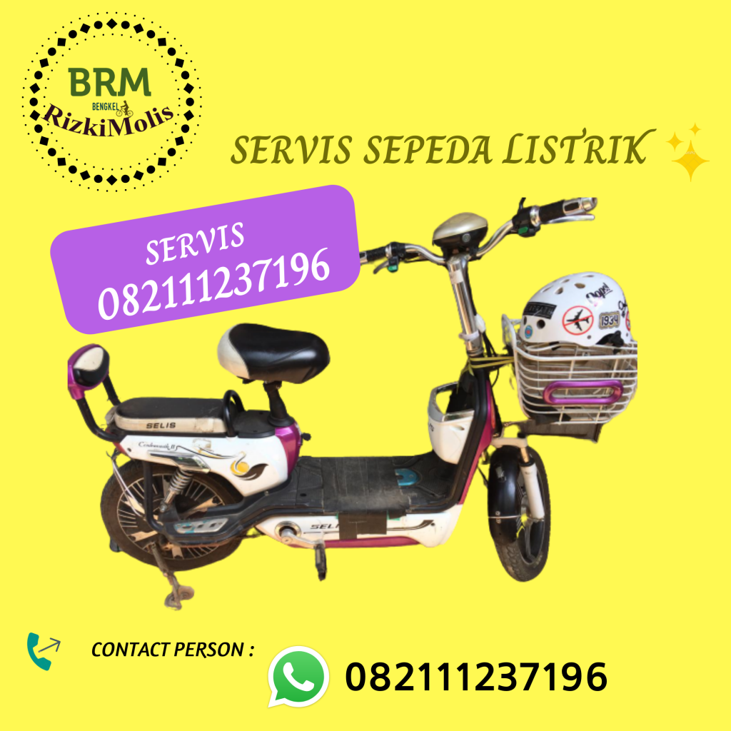 Servis panggilan sepeda listrik Selis di Bintaro – Bengkel sepeda ...