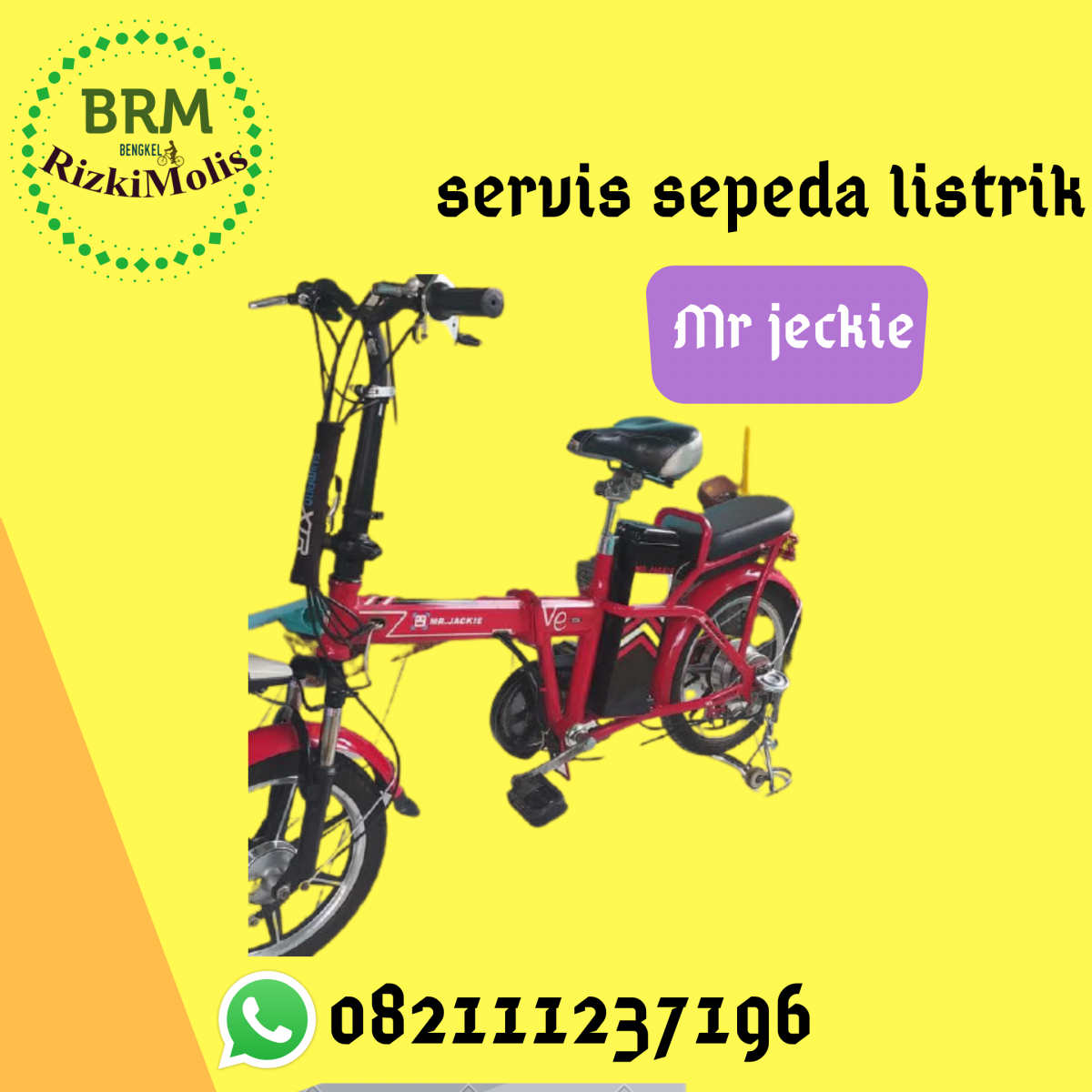 Servis panggilan sepeda listrik Mr jeckie di Bojongsari – depok ...