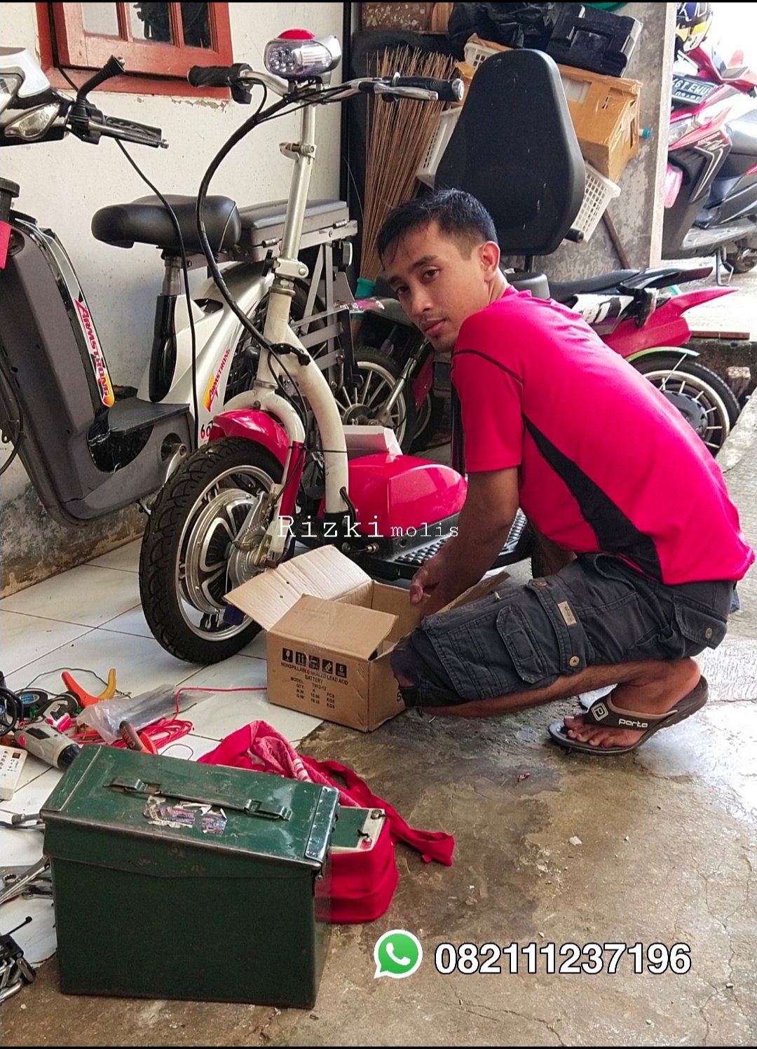 Jasa servis dan pemasangan aki sepeda listrik di Cinere Depok ...
